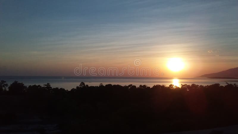 Sun is setting stock photo. Image of setting, created - 124594516