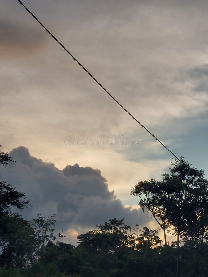 The Sun is Setting, Afternoon Sky View Stock Image - Image of view ...