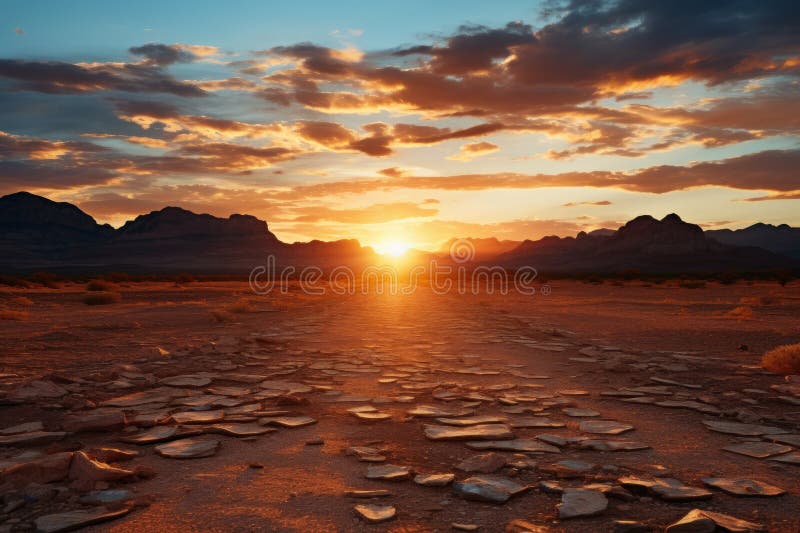 Sun Setting Amidst Shifting Sands, Sunrise and Sunset Wallpaper Stock ...