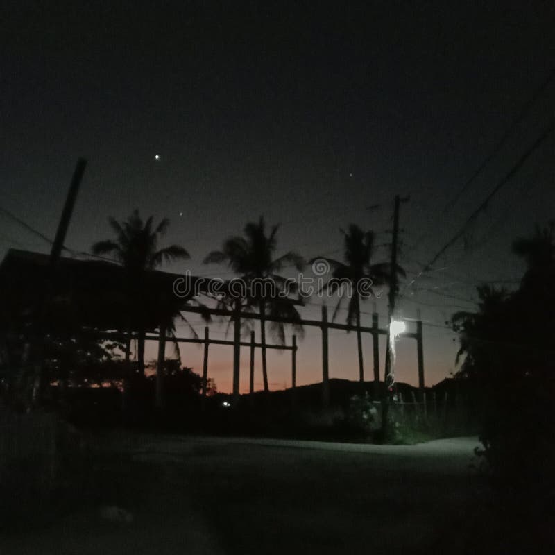 Sun is setting down stock image. Image of black, dusk - 184808763