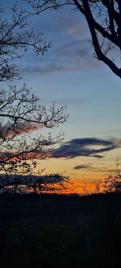 When the Sun is Setting My Heart Starts Beating Stock Image - Image of ...