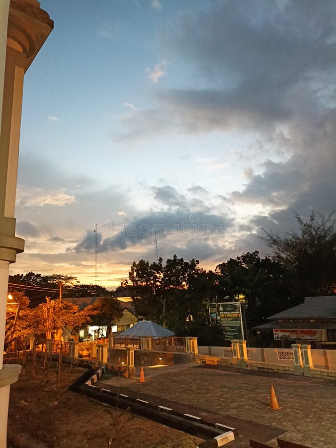 The Sun is Setting, Night is Coming Editorial Stock Photo - Image of ...