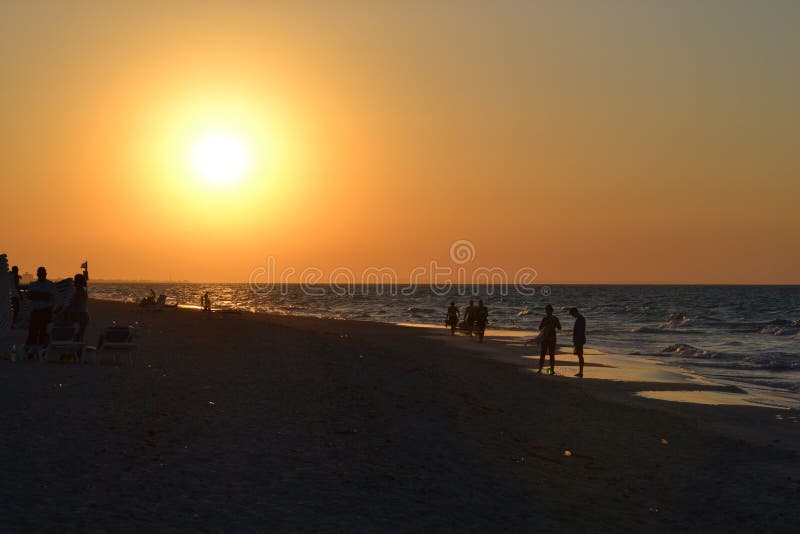 Sun Setting Over Beach Picture. Image: 82987300