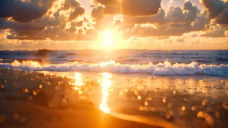 The Sun Setting Over Earth S Horizon Seen from Space, Illuminating ...