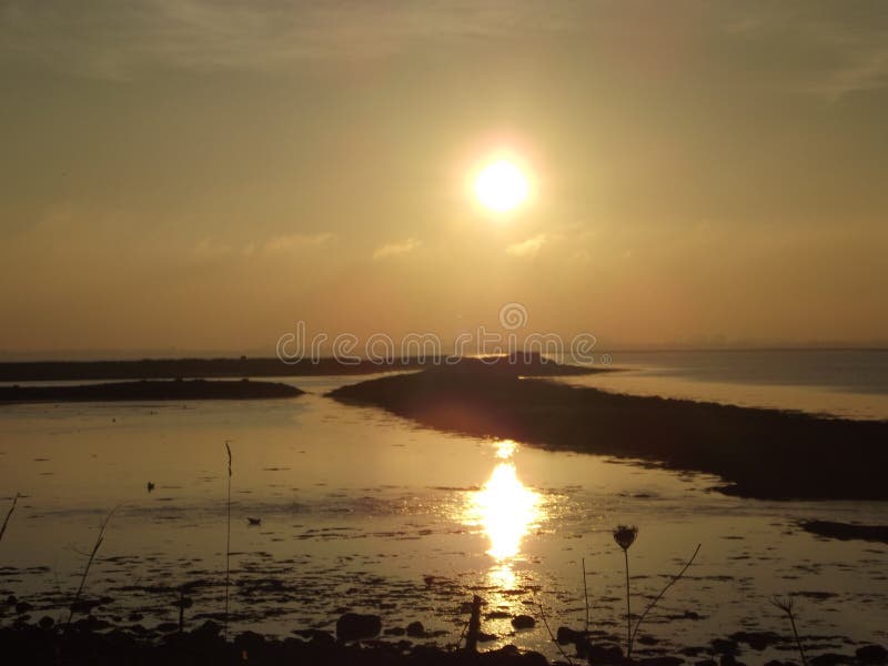 Deep Sunset stock image. Image of deep, sunset, setting - 139556455