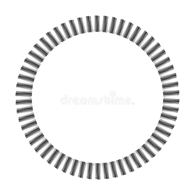 Sun Shaped Round Frame with Rays Isolated Vector Drawing Stock Vector ...