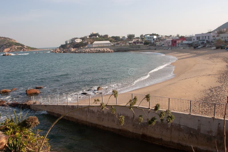 A Sun Shine at Beach at Sunny Afternoon, Shek O Stock Image - Image of ...