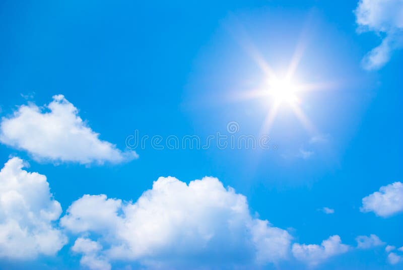 The sun shines bright stock image. Image of outdoor, ozone - 34408373