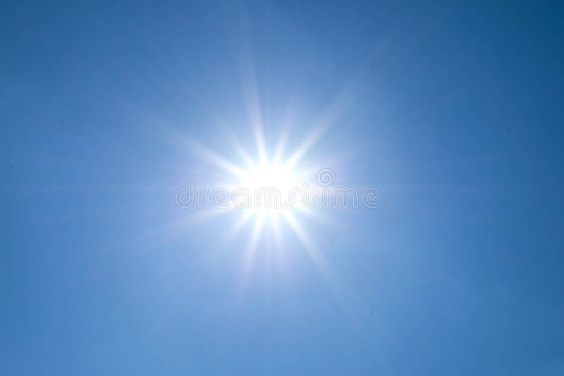 Sun Shines Bright in the Daytime in Summer Stock Image - Image of ...