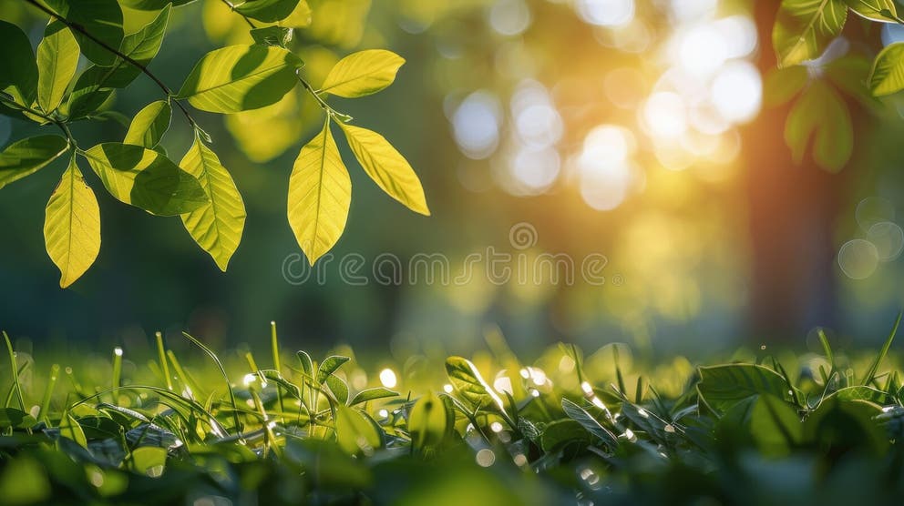 Sun Shines through Leaves of Tree Stock Image - Image of photosynthesis ...