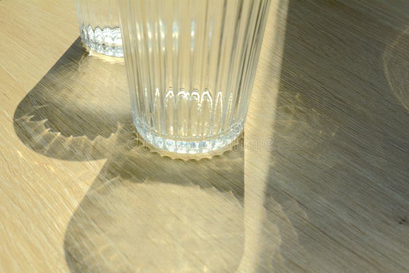 Beautiful Glass with Beautiful Reflection in the Sun Stock Image ...