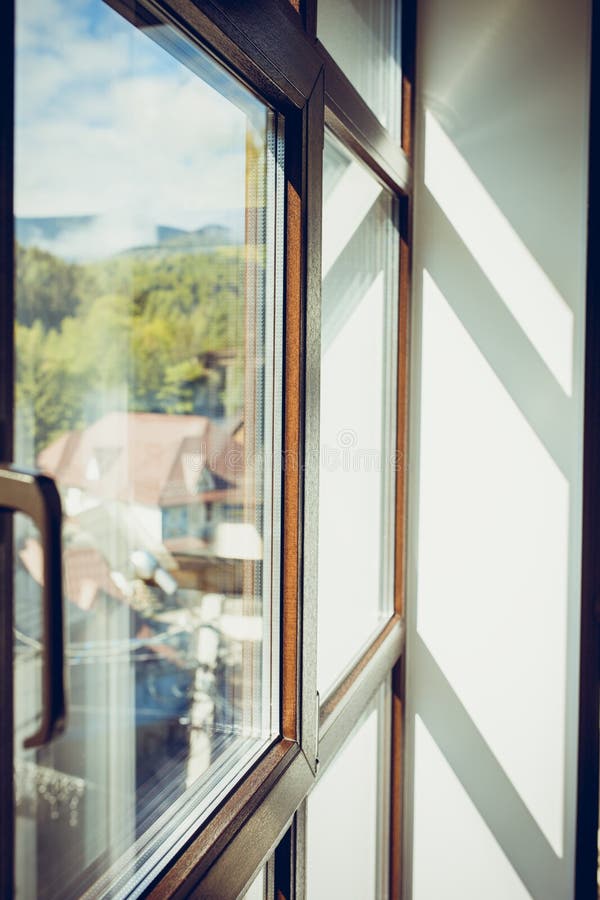 Sun Shines through the Window in the Morning. Background of Fore Stock ...