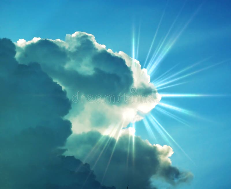 Sun shining stock image. Image of beauty, warming, rays - 5679657