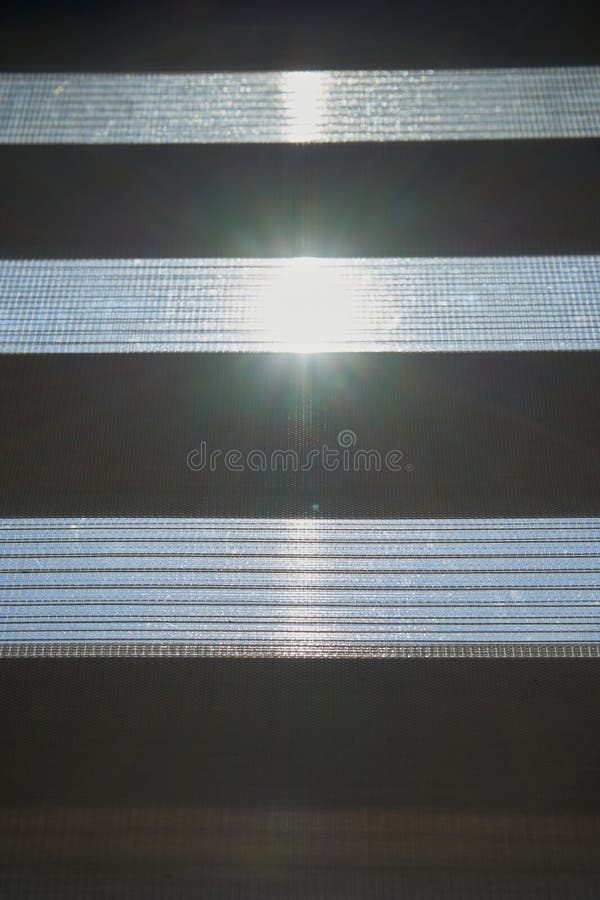 Sun Shining through the Blinds, Window with Blinds and Rays of the Sun ...