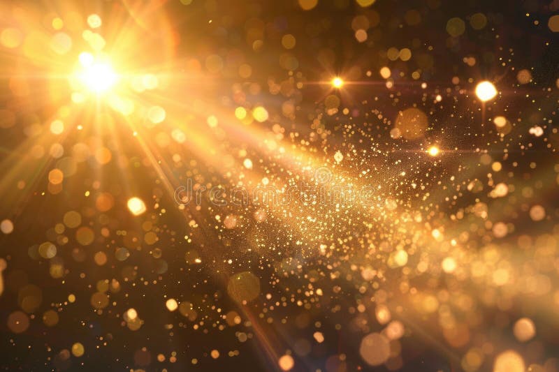 A Sun Shining Brightly through a Dark Background, Often Used for ...