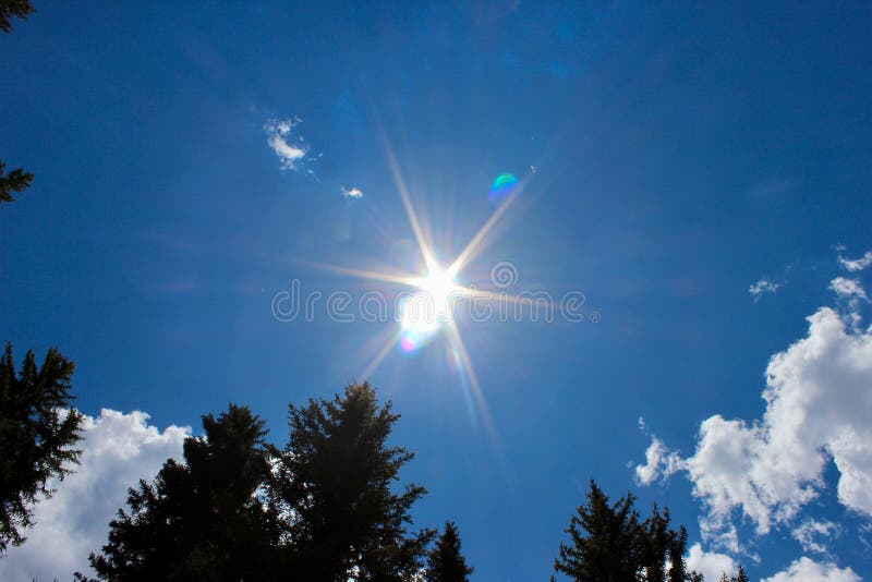 Rays Light Shining Down Sky Cloud Stock Photos - Free & Royalty-Free ...