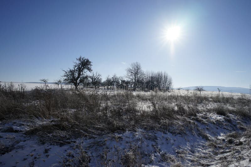 Sun is Shining on a German Landscape Stock Image - Image of heaven ...