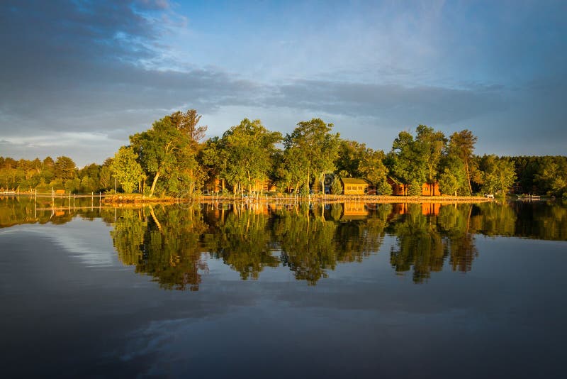 Peacefulness after the Storm Stock Image - Image of lakes, minnesota ...