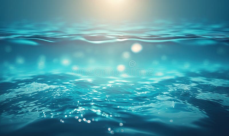 The Sun is Shining Over the Water and Reflecting Off the Surface Stock ...