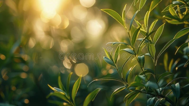 Sun Shining through Tree Leaves Stock Photo - Image of chlorophyll ...