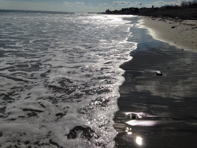 Sparkling waves stock photo. Image of shore, ocean, coast - 114180430