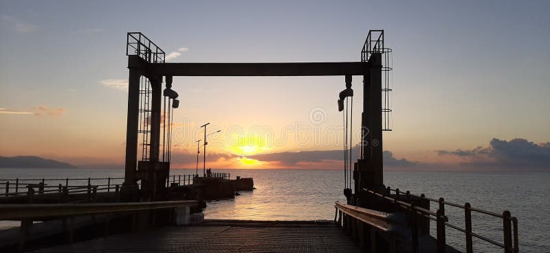The Sun always Shows Which Way To Go Home Stock Image - Image of ocean ...