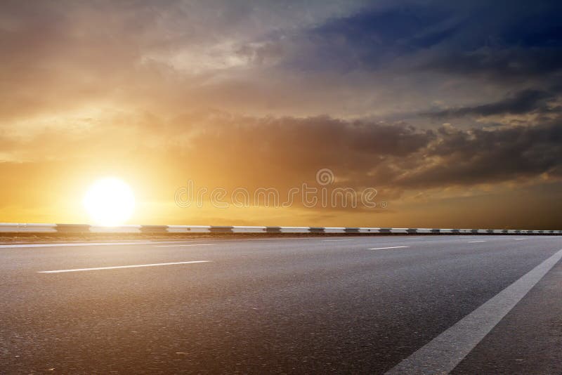 Sun sky clouds road stock image. Image of road, protection - 15729899