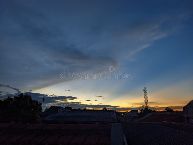 Sun skyline in the day stock photo. Image of horizon - 221882208