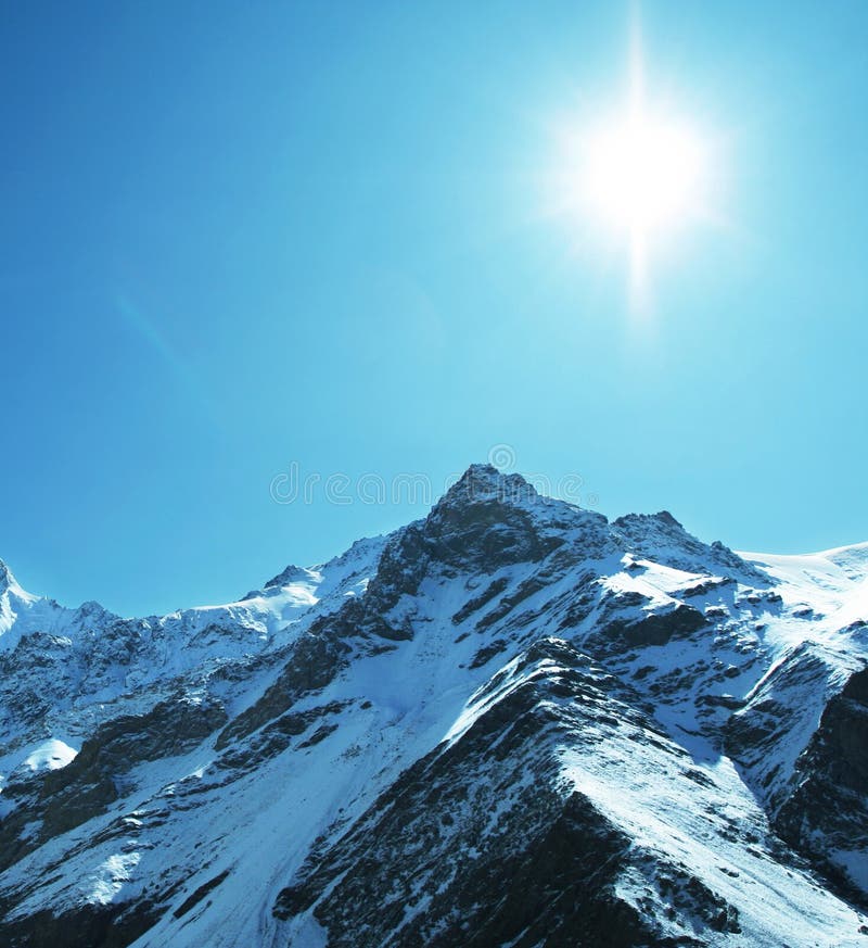 Sun and snow stock image. Image of crystal, december, winter - 6497529