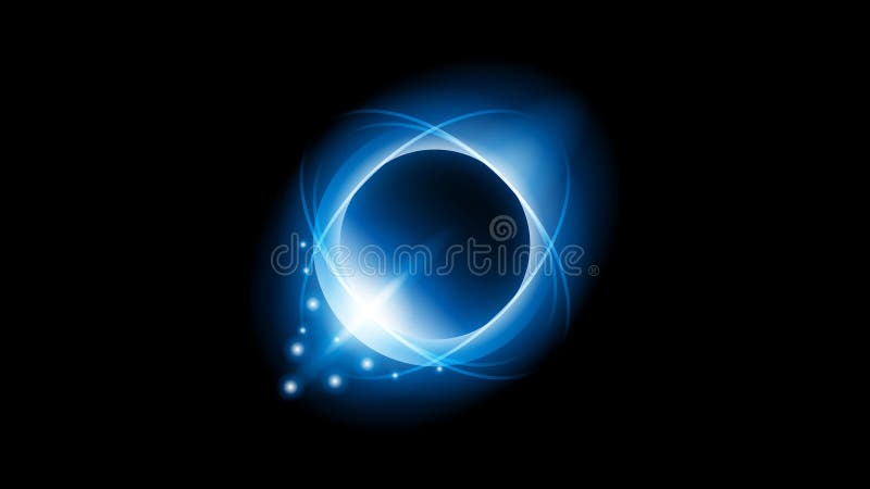 Sun Eclipse Orange Color Fire Dark Background Vector Moon Design Style ...
