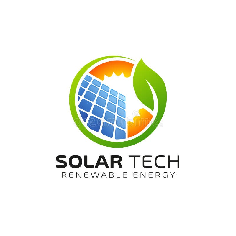 Sun Solar Energy Logo Design Template. Eco Energy Logo Design Stock ...