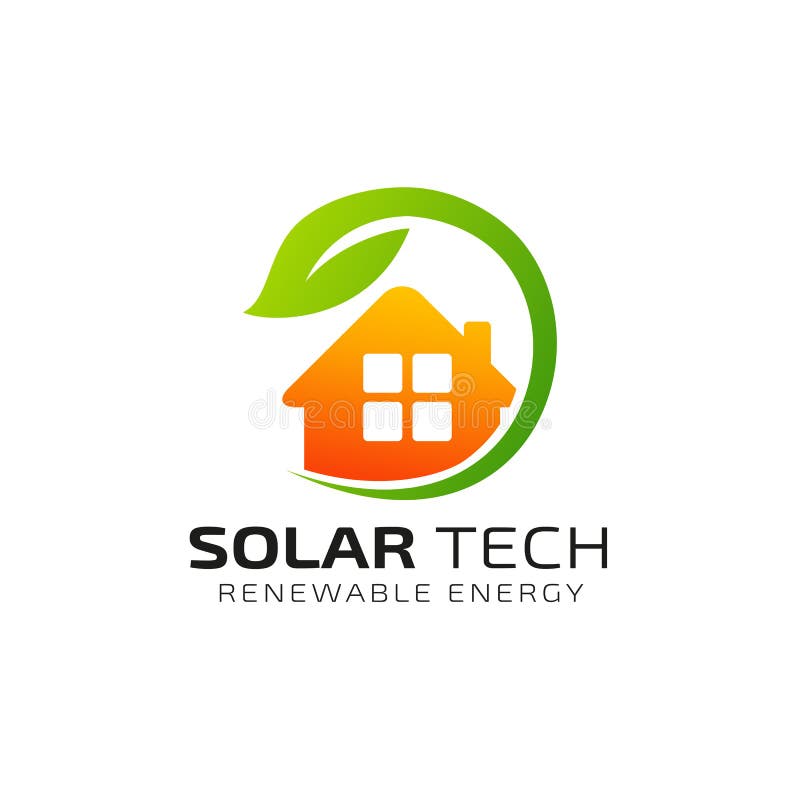 Sun Solar Energy Logo Design Template. Eco Energy Logo Design Stock ...