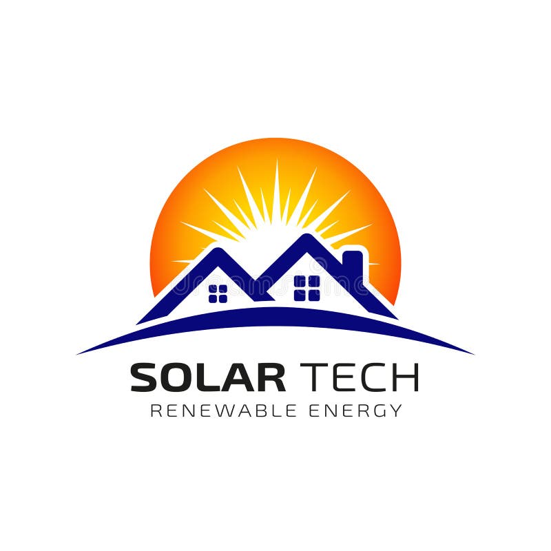 Sun Solar Energy Logo Design Template. Eco Energy Logo Design Stock ...