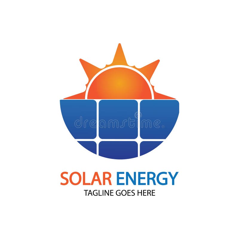 Sun Solar Energy Logo Design Template. Solar Tech Logo Designsv Stock ...