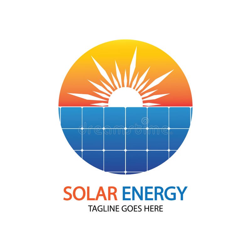 Sun Solar Energy Logo Design Template. Solar Tech Logo Designsv Stock ...