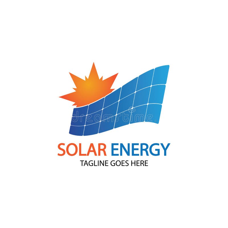 Sun Solar Energy Logo Design Template. Solar Tech Logo Designsv Stock ...
