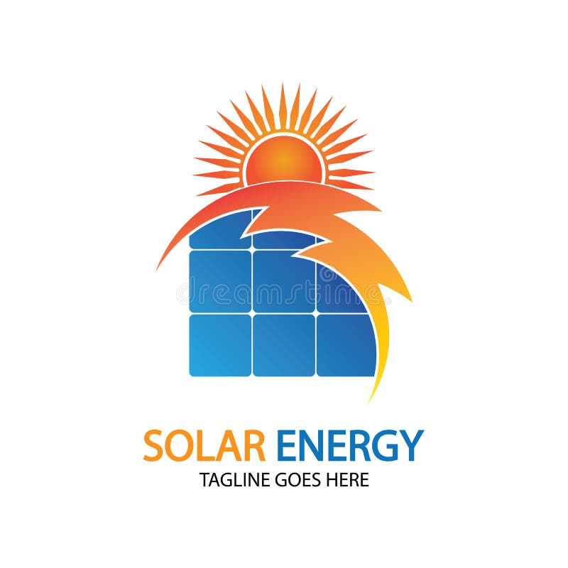 Sun Solar Energy Logo Design Template. Solar Tech Logo Designsv Stock ...