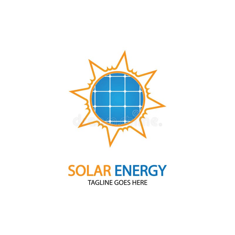 Sun Solar Energy Logo Design Template. Solar Tech Logo Designsv Stock ...
