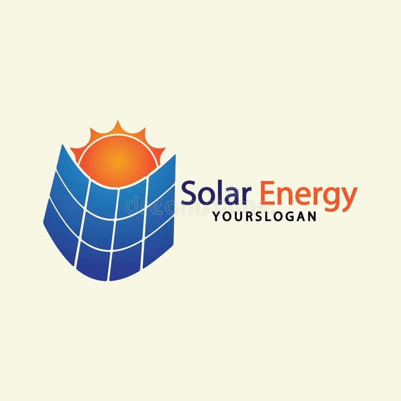Sun Solar Energy Logo Design Template. Solar Tech Logo Designsv Stock ...