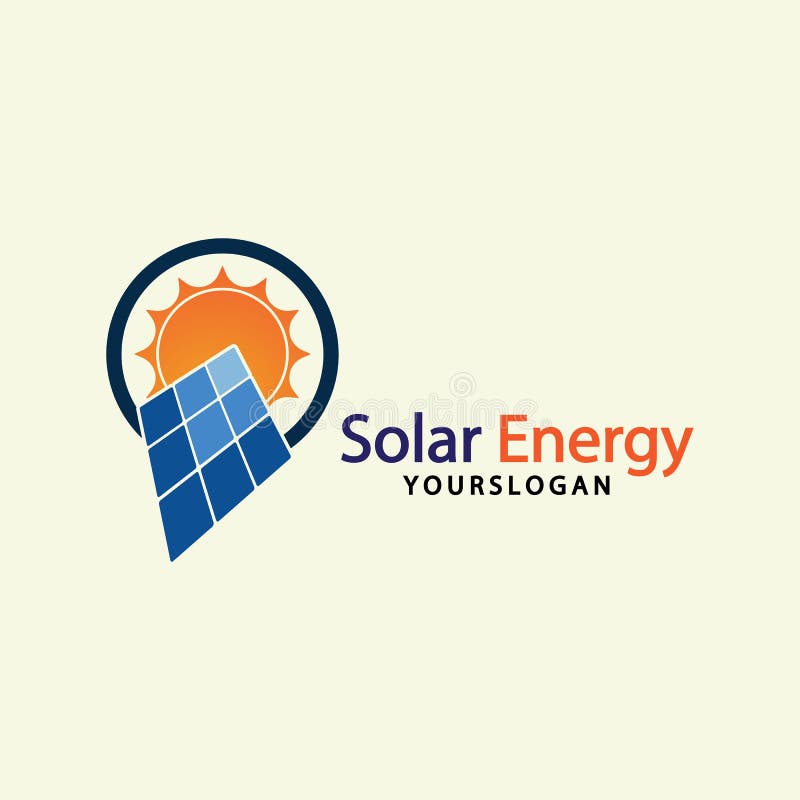 Sun Solar Energy Logo Design Template. Solar Tech Logo Designsv Stock ...