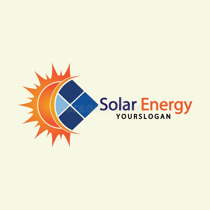 Sun Solar Energy Logo Design Template. Solar Tech Logo Designsv Stock ...
