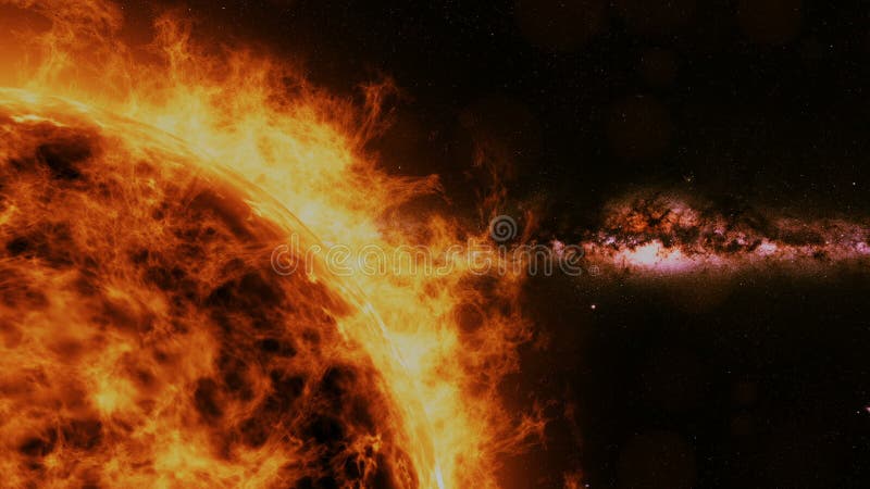 The sun solar flare stock video. Video of plasma, light - 114185495