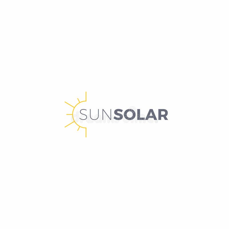 Sun Solar Logo Stock Illustrations – 35,011 Sun Solar Logo Stock ...