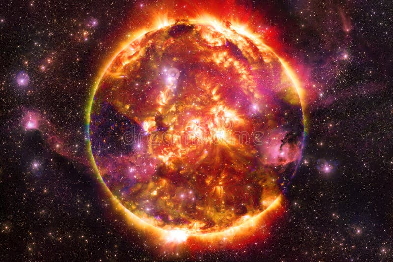 Sun. Solar System. Elements of this Image Furnished by NASA Stock Image ...