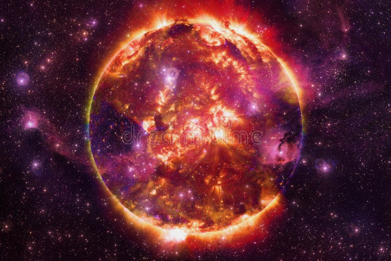 Sun. Solar System. Elements of this Image Furnished by NASA Stock ...