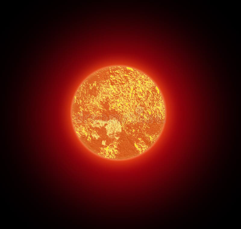 Sun with Solar wind stock illustration. Illustration of wind - 10814994