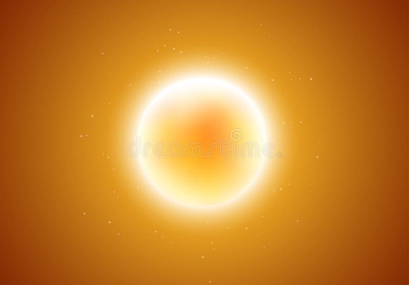Sun in space stock vector. Illustration of energy, background - 50014420
