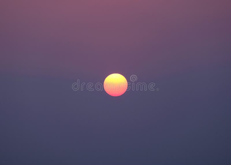 Sun sphere colorful sky stock image. Image of evening - 106587607