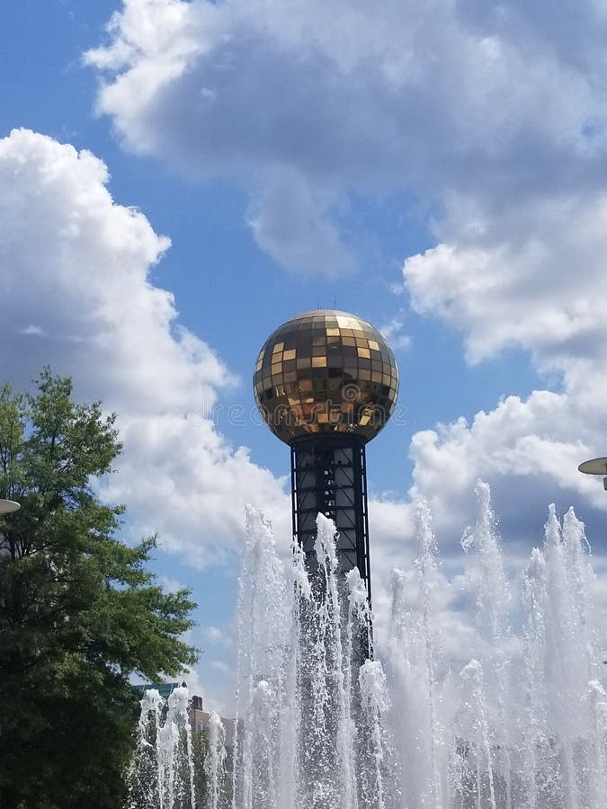Sun Sphere stock image. Image of gold, sunsphere, water - 123879899