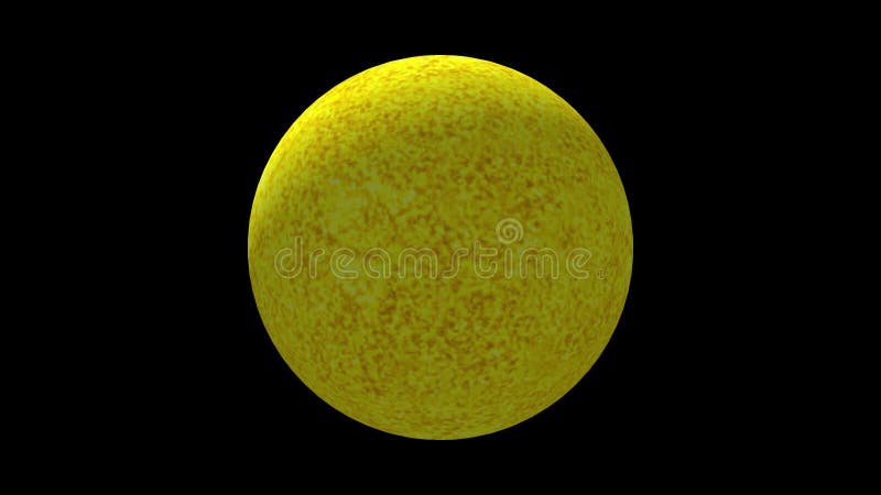 The Sun Spinning in Space, Sun in Outer Space, Sun Planet Model 3d ...
